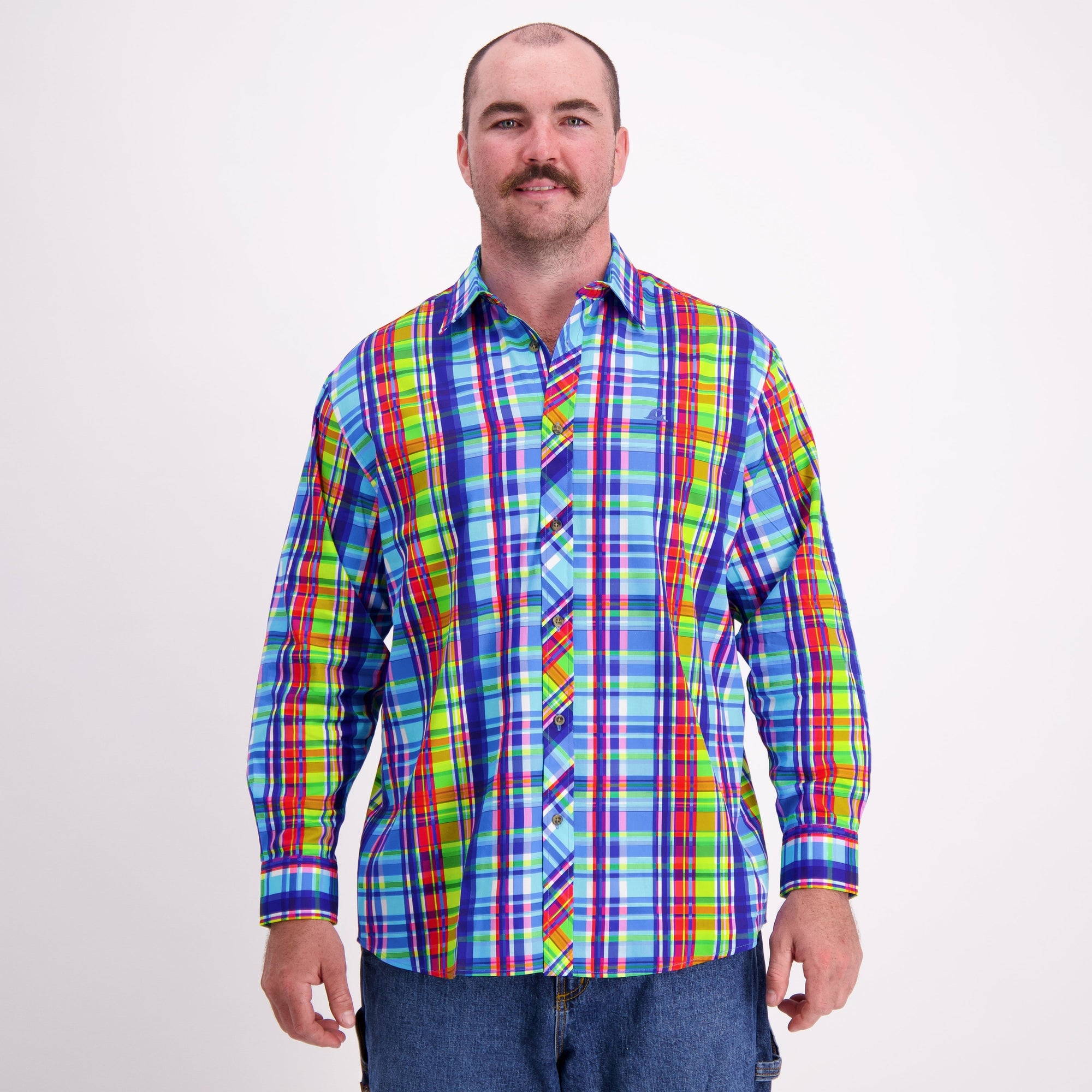 Cheques Mens Dress Shirt