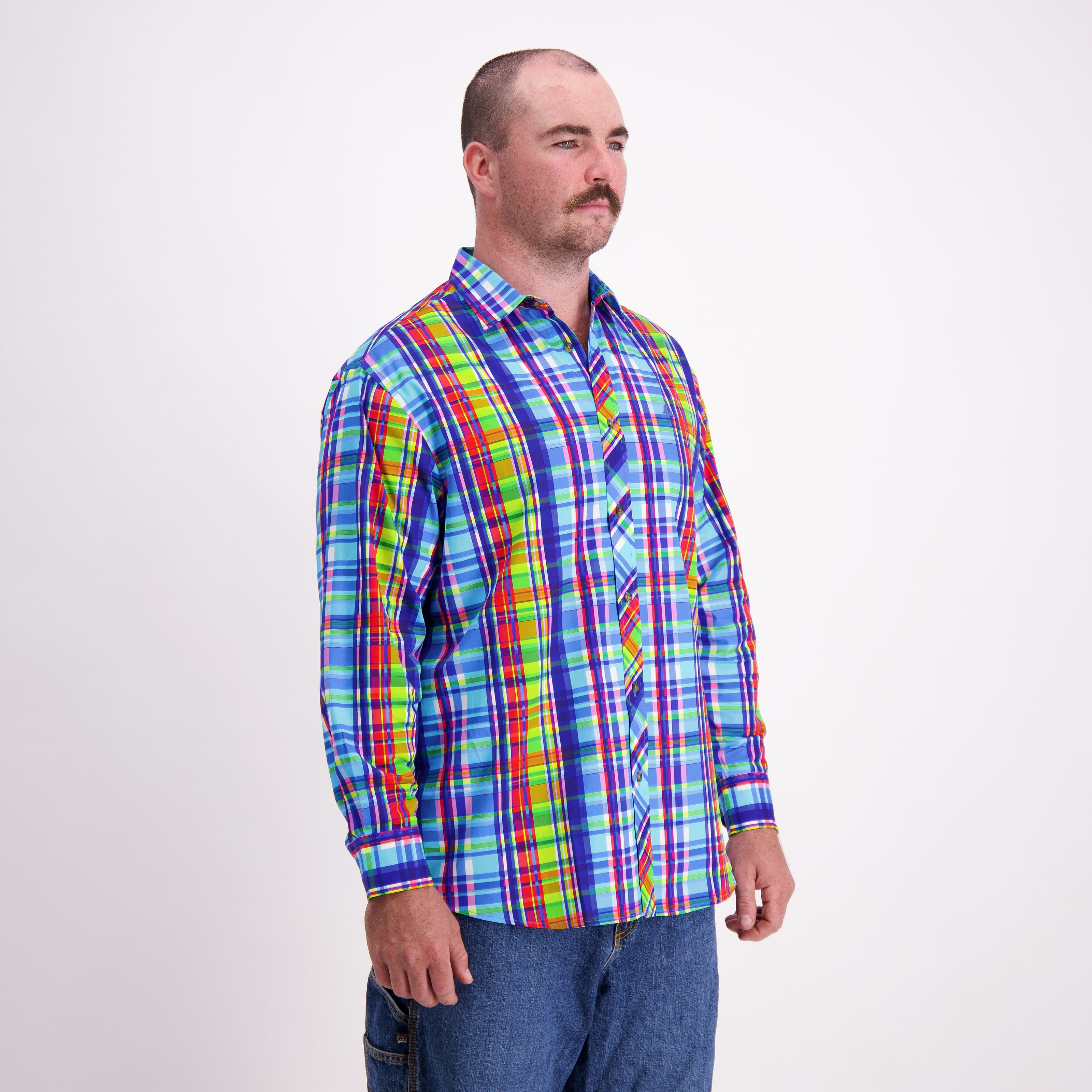 Cheques Mens Dress Shirt