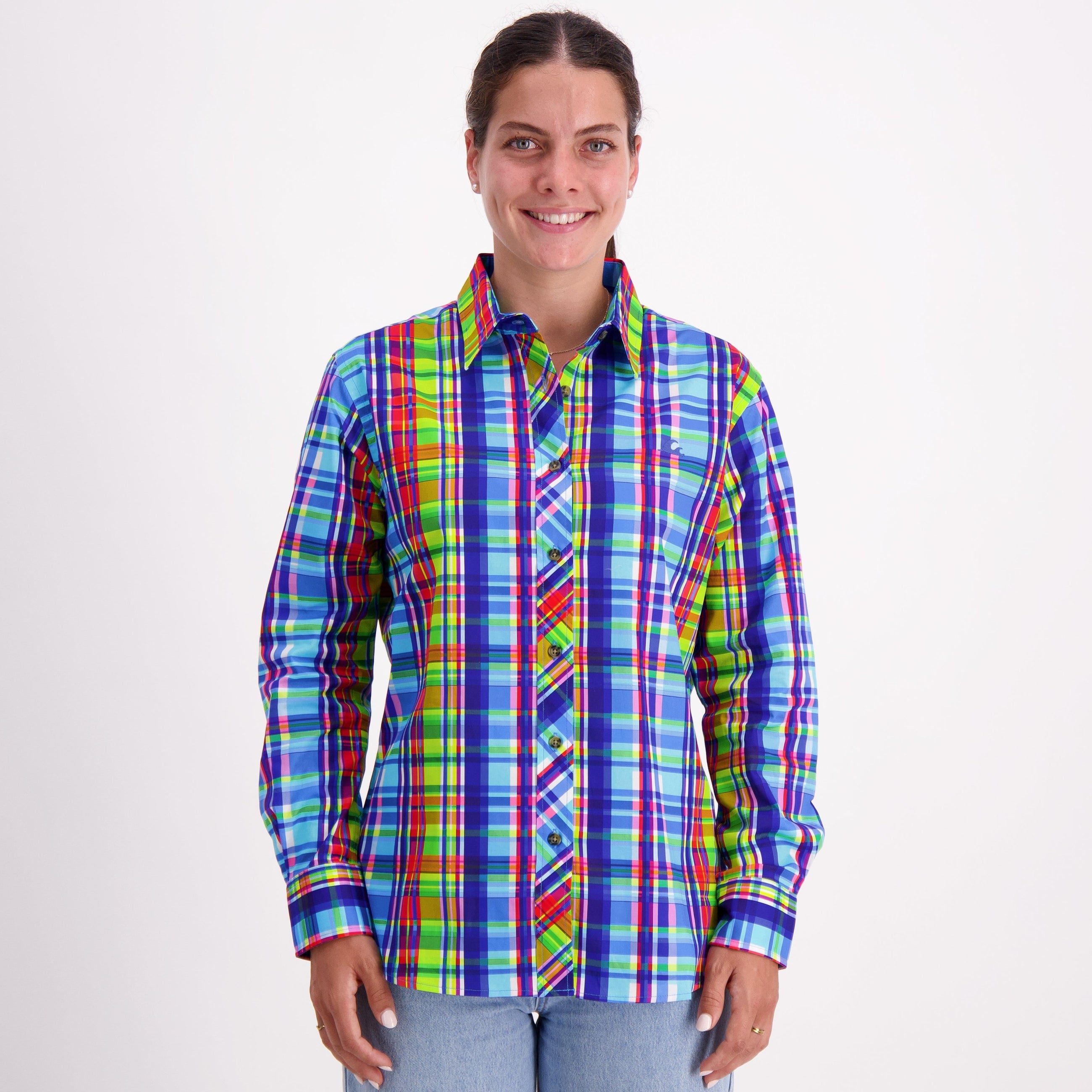 Cheques Womens Dress Shirt